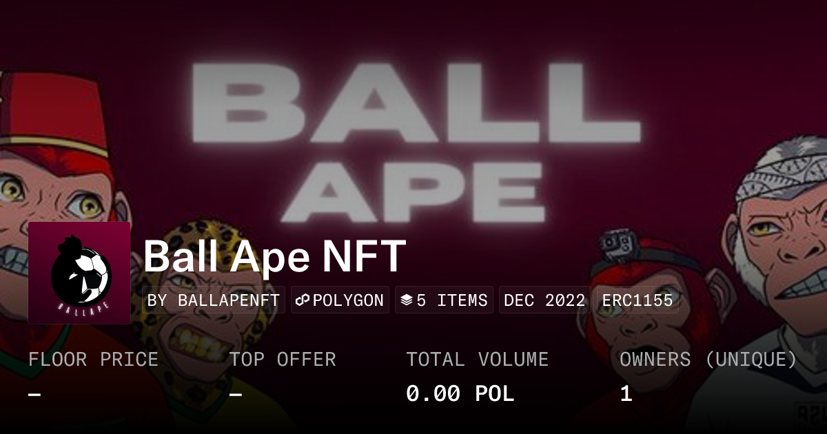 Ball Ape NFT - Collection | OpenSea