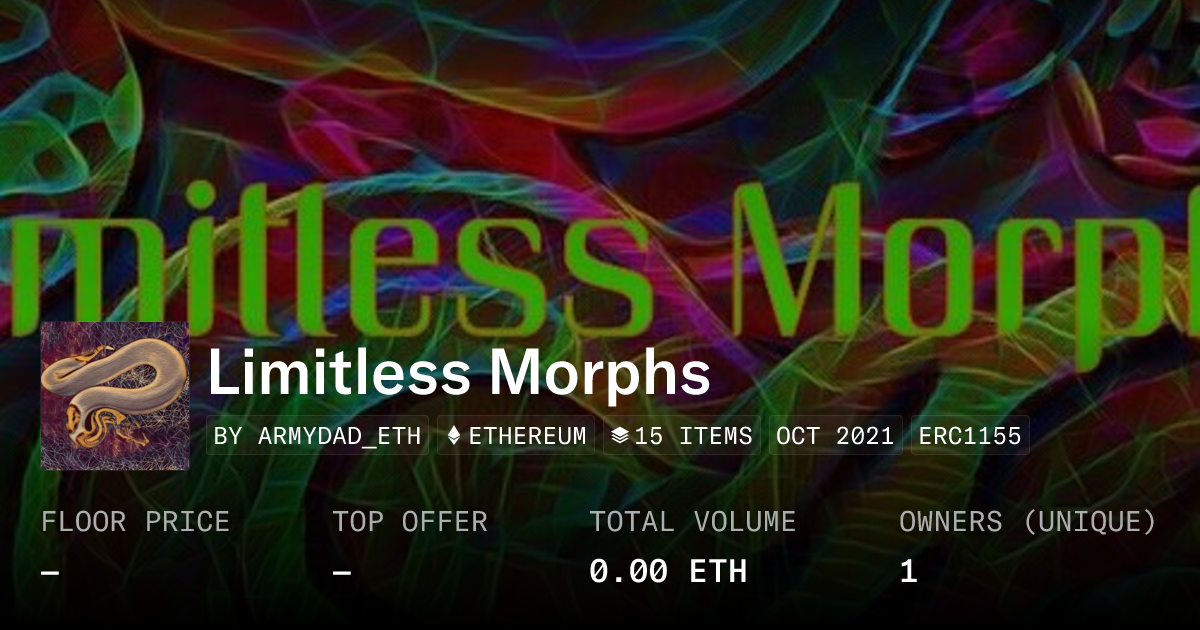 Limitless Morphs - Collection | OpenSea