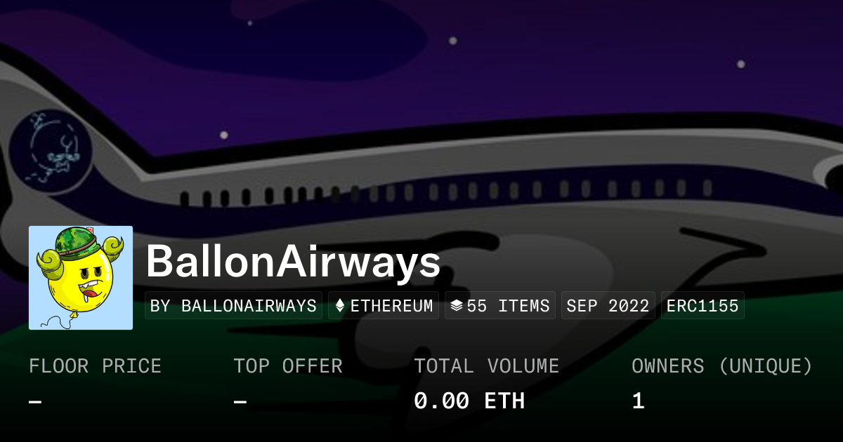 BallonAirways - Collection | OpenSea