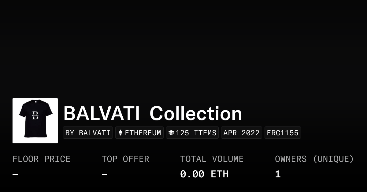 BALVATI Collection - Collection | OpenSea