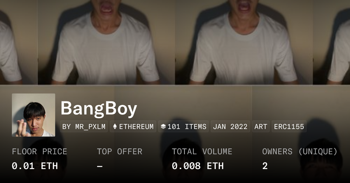 BangBoy - Collection | OpenSea