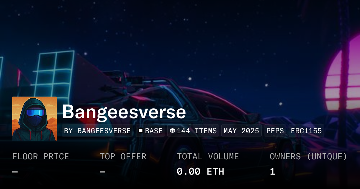 Bangeesverse - Collection | OpenSea