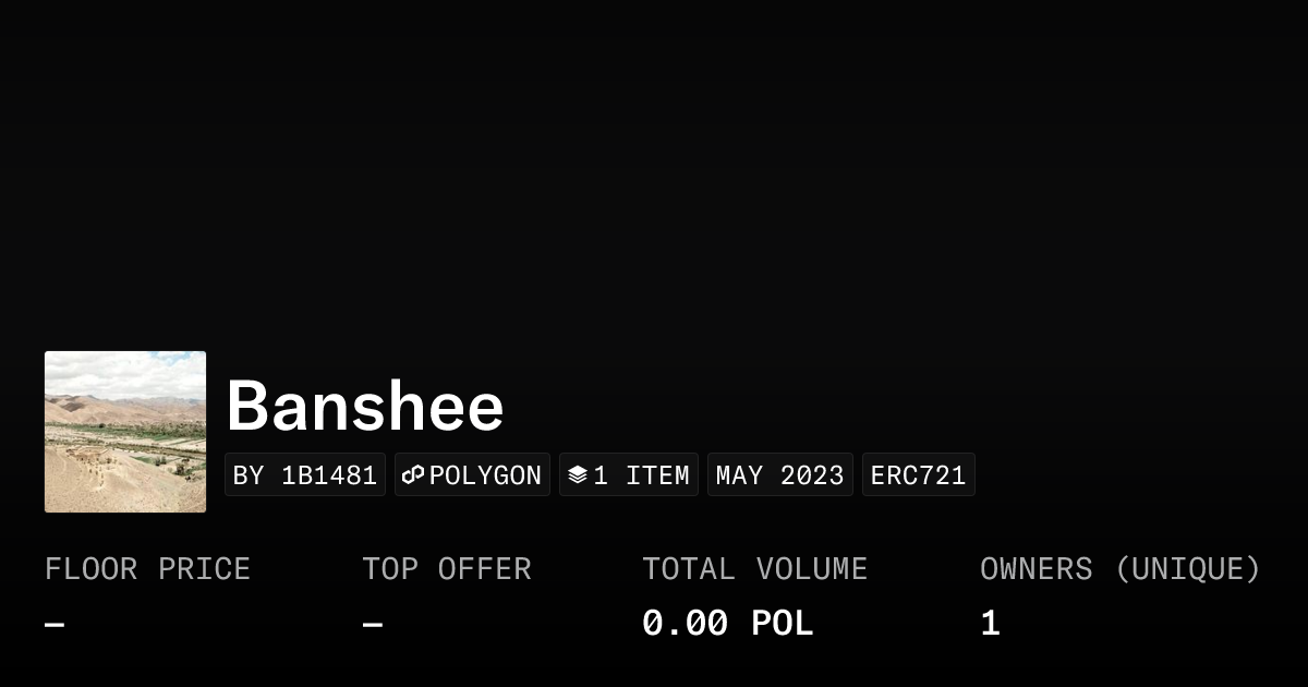 Banshee - Collection | OpenSea