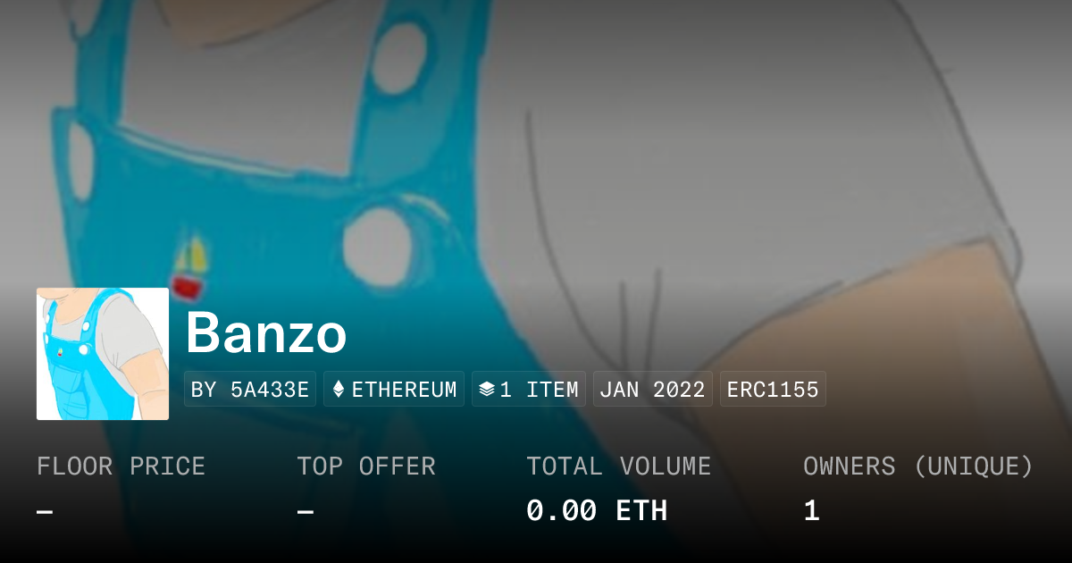 Banzo - Collection | OpenSea