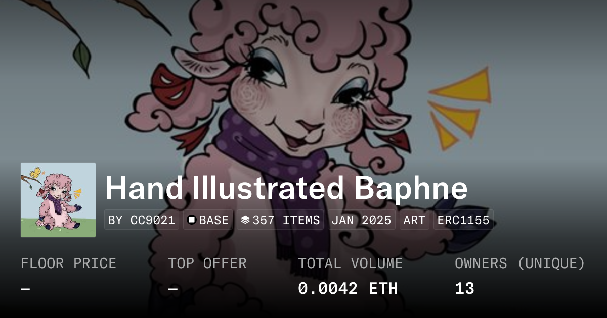 Hand Illustrated Baphne - Collection | OpenSea