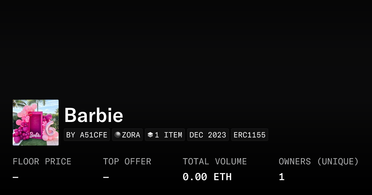 Barbie - Collection | OpenSea