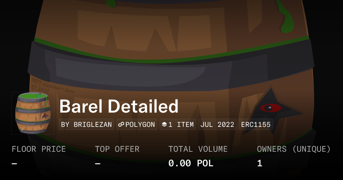 Barel Detailed - Collection | OpenSea