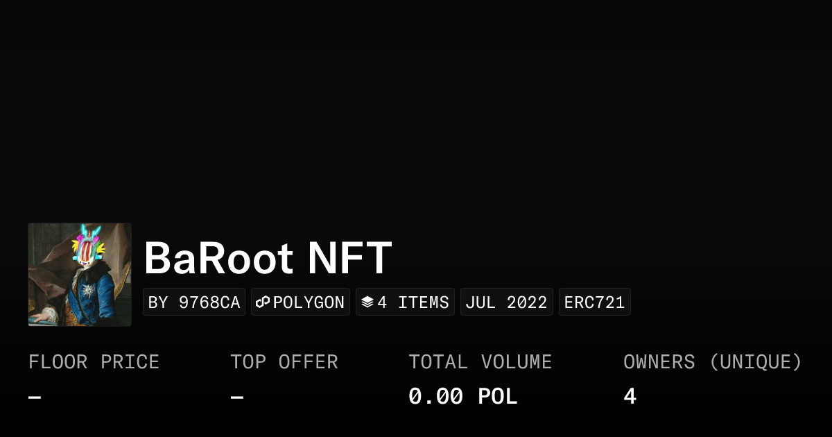 BaRoot NFT - Collection | OpenSea