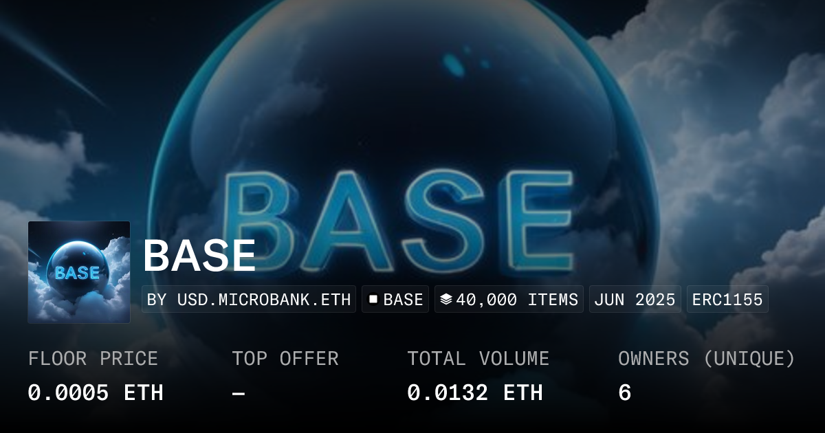 BASE - Collection | OpenSea