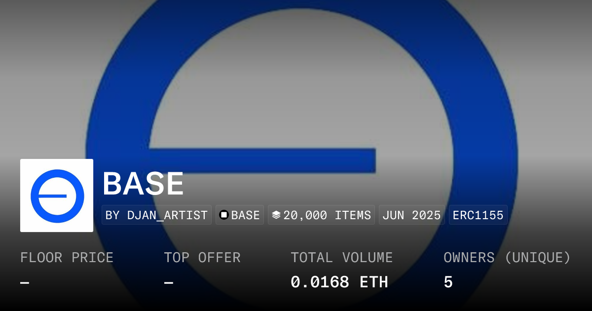 BASE - Collection | OpenSea