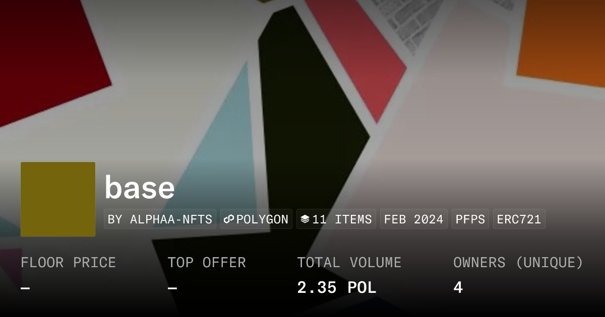 base - Collection | OpenSea