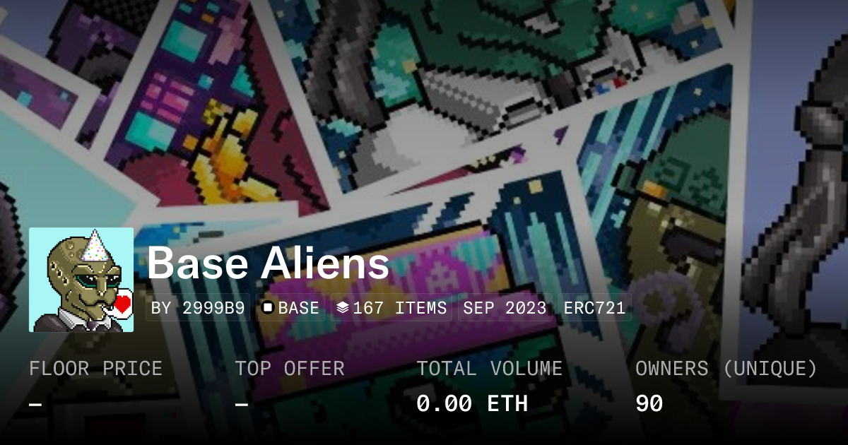 Base Aliens - Collection | OpenSea