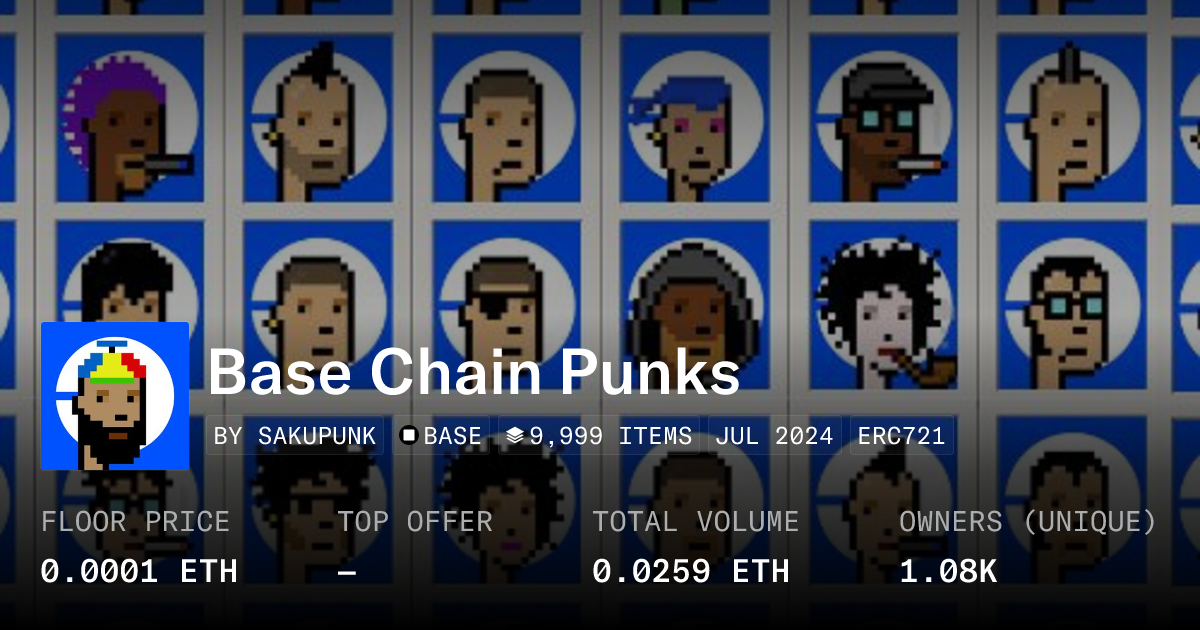 Base Chain Punks - Collection | OpenSea
