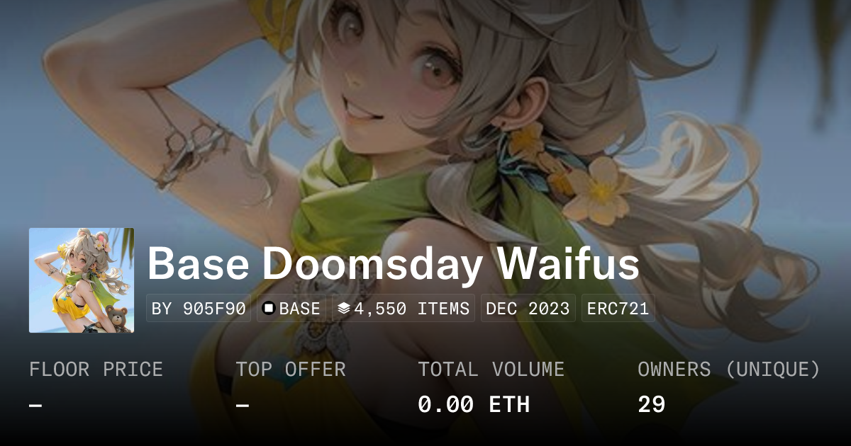 Base Doomsday Waifus - Collection | OpenSea