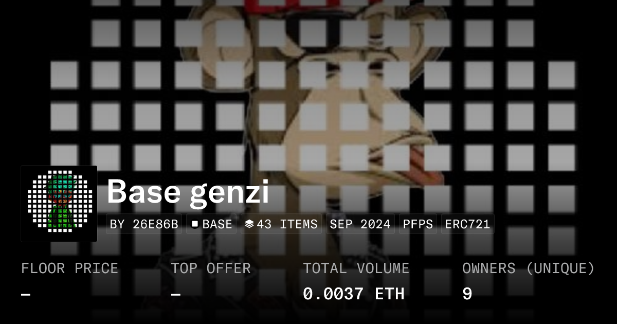 Base genzi - Collection | OpenSea