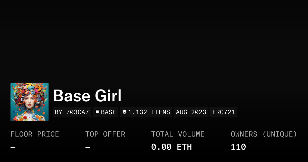 Base Girl - Collection | OpenSea