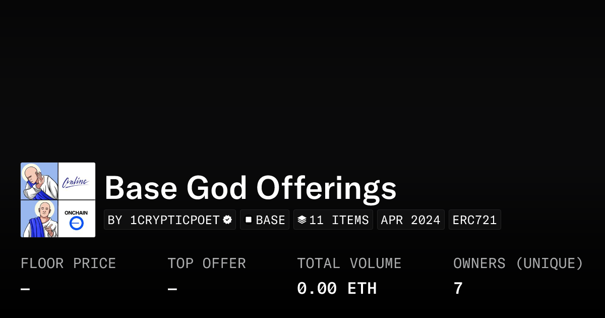 Base God Offerings - Collection | OpenSea