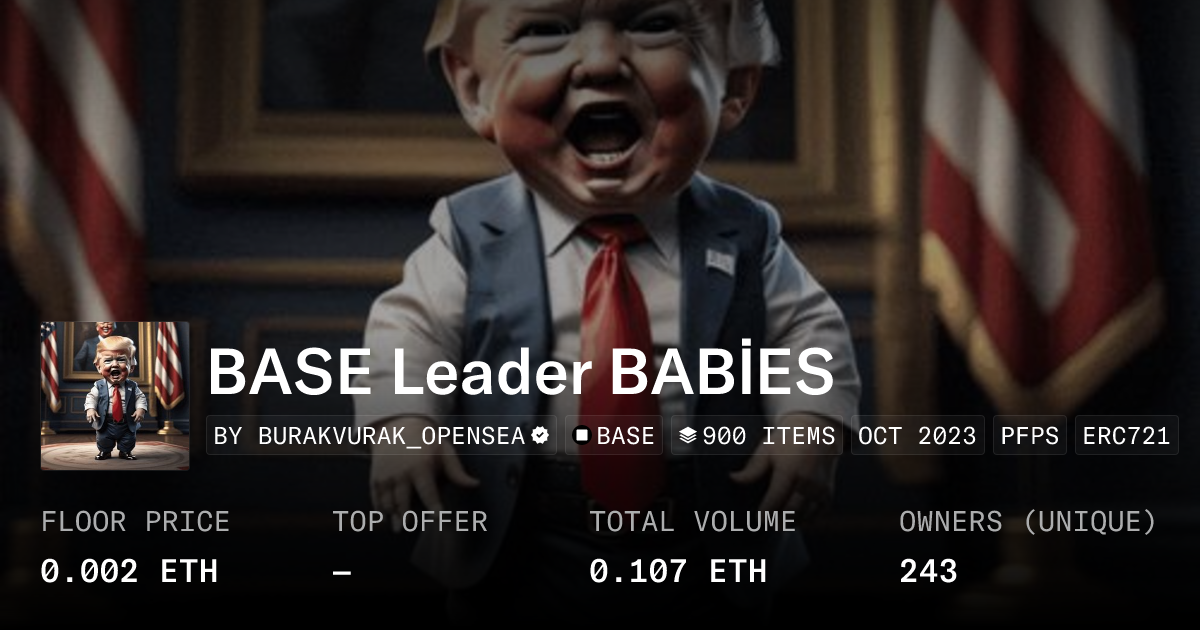 BASE Leader BABİES - Collection | OpenSea