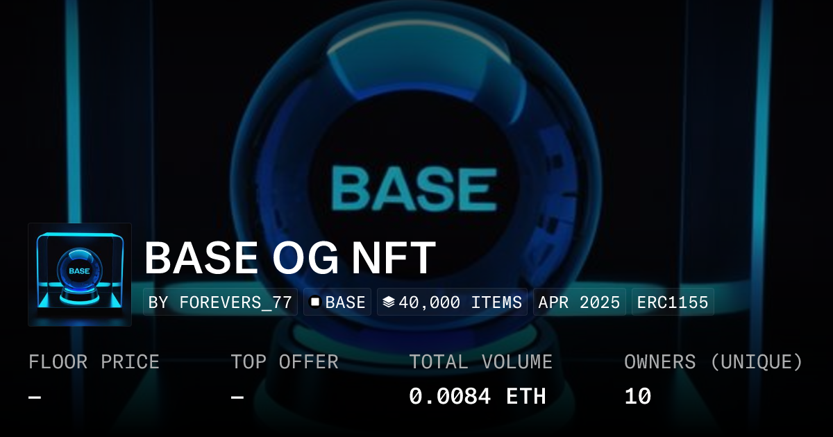 BASE OG NFT - Collection | OpenSea