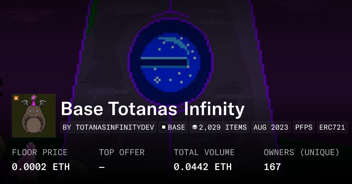 Base Totanas Infinity - Collection | OpenSea