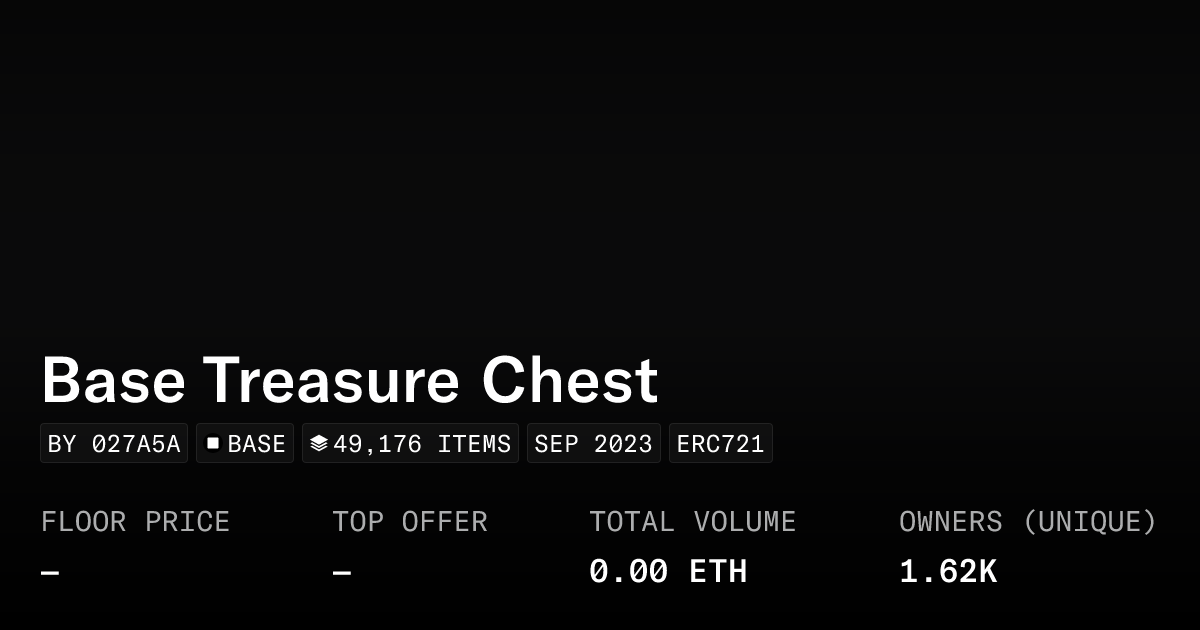 Base Treasure Chest - Collection | OpenSea
