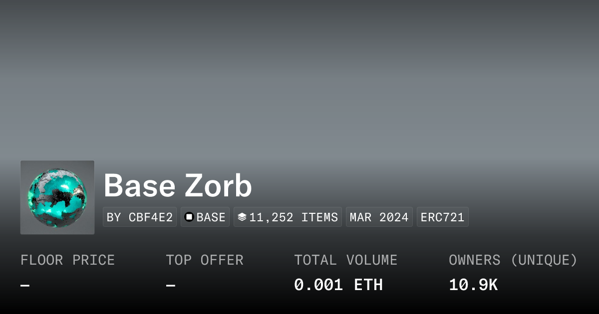 Base Zorb - Collection | OpenSea
