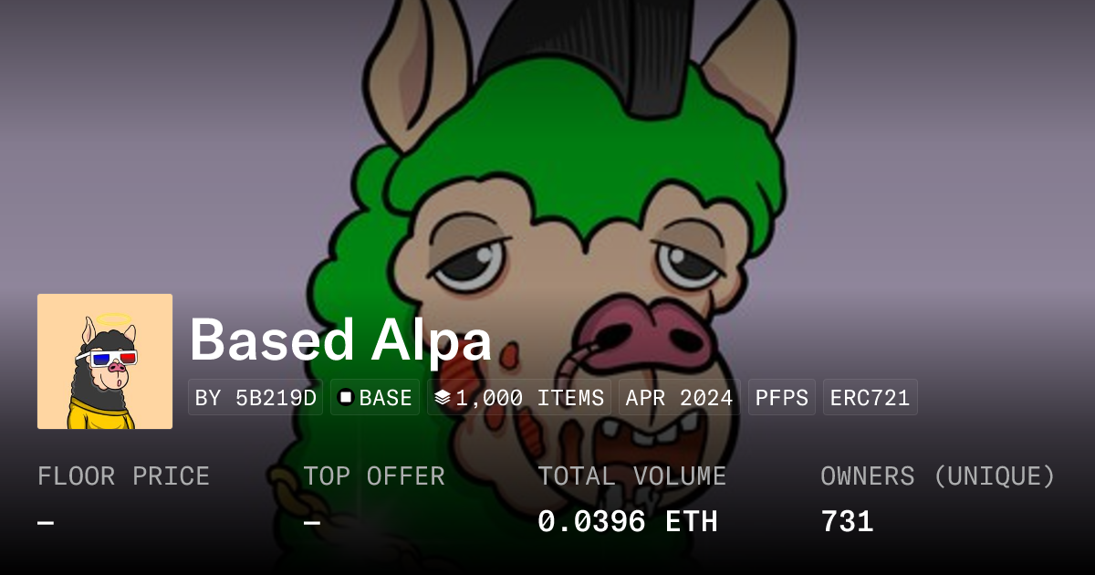 Based Alpa - Collection | OpenSea