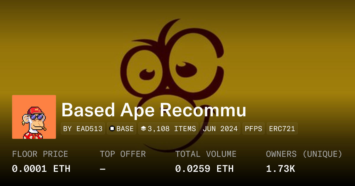 Based Ape Recommu - Collection | OpenSea