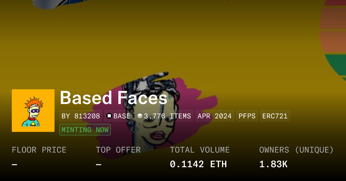 Based Faces 0.0002 ETH - Collection | OpenSea