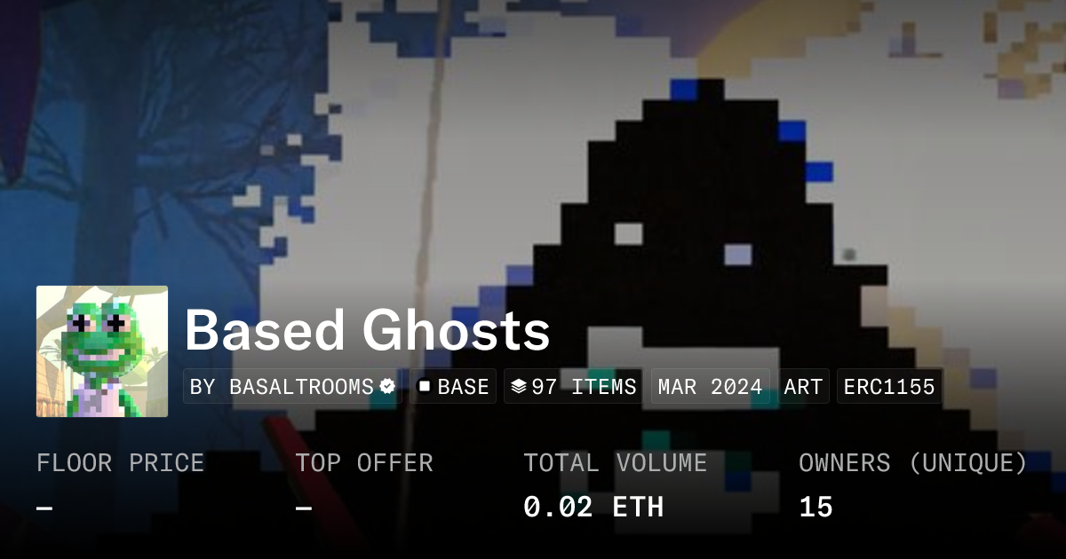 Based Ghosts - Collection | OpenSea