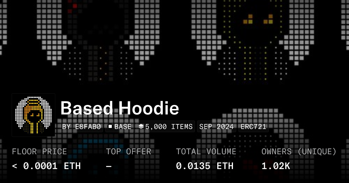 Based Hoodie - Collection | OpenSea