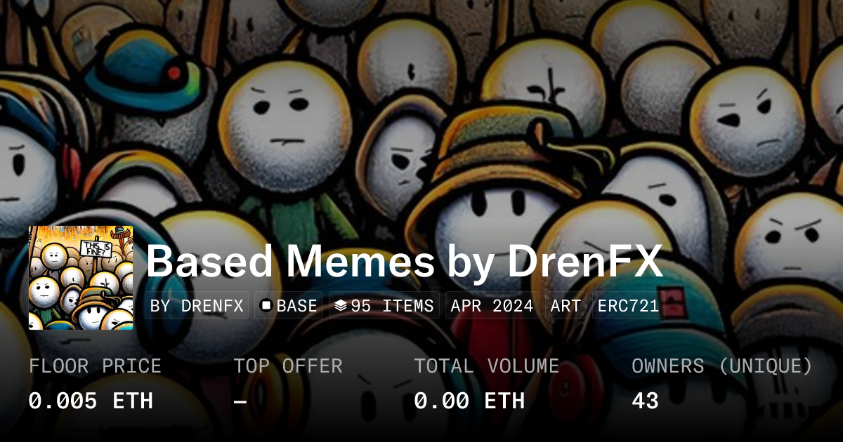 Based Memes by DrenFX - Collection | OpenSea