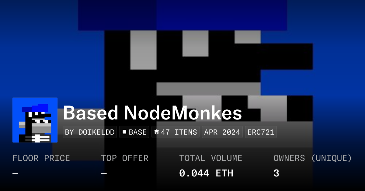 Based NodeMonkes - Collection | OpenSea