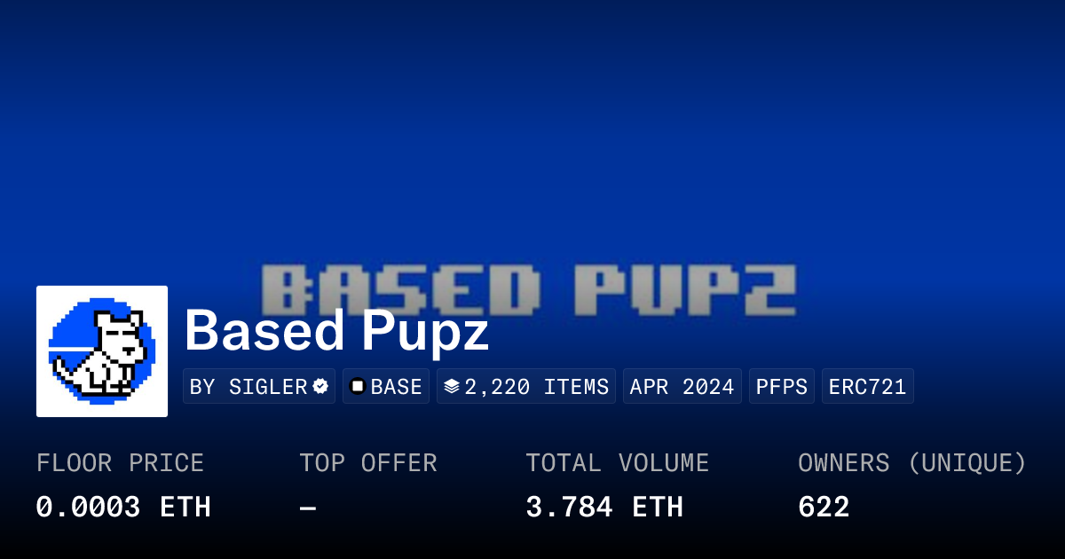 Based Pupz - Collection | OpenSea