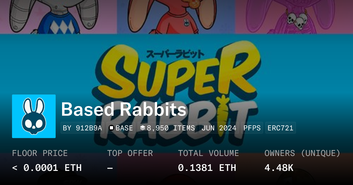 Based Rabbits - Collection | OpenSea