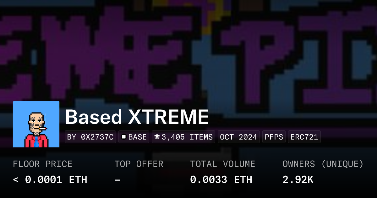 Based XTREME - Collection | OpenSea