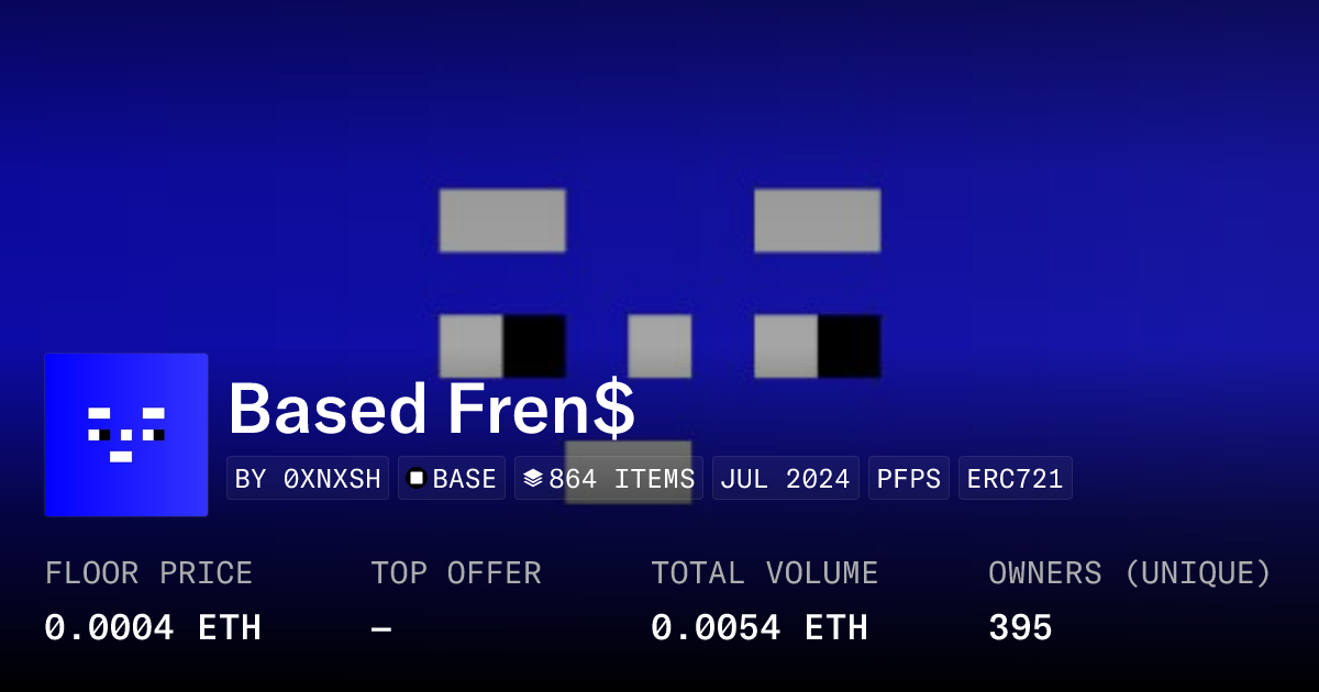 Based Fren$ - Collection | OpenSea