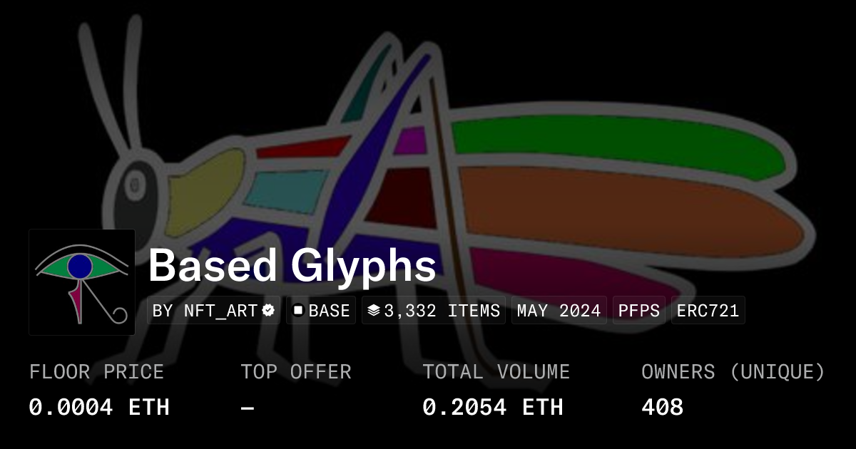 Based Glyphs - Collection | OpenSea