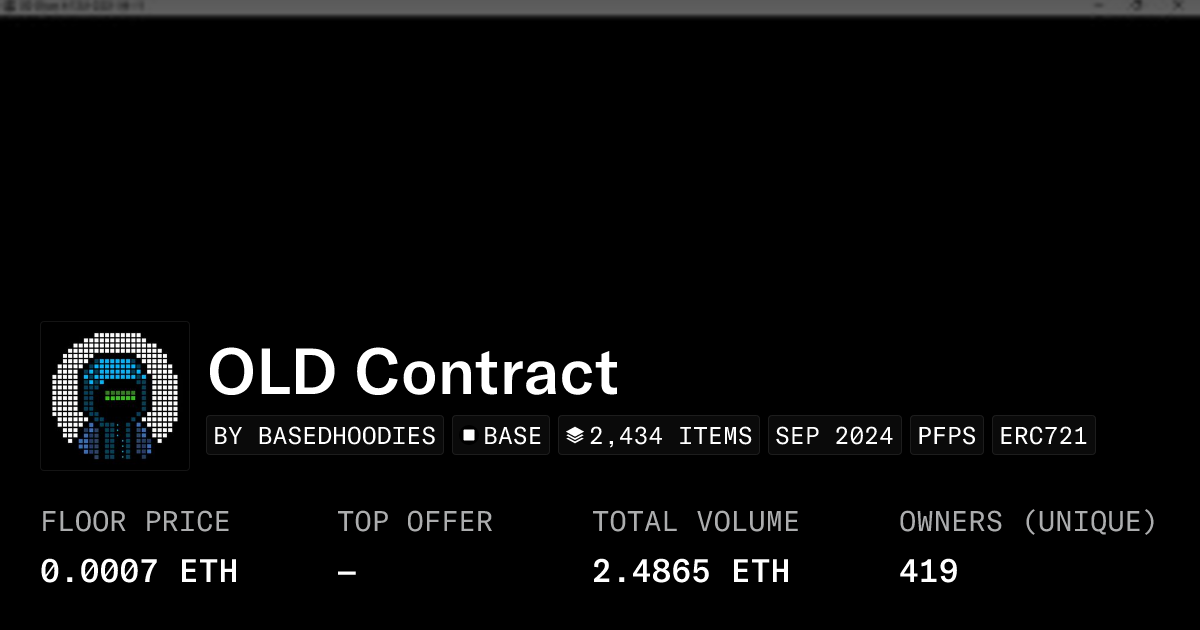OLD Contract - Collection | OpenSea