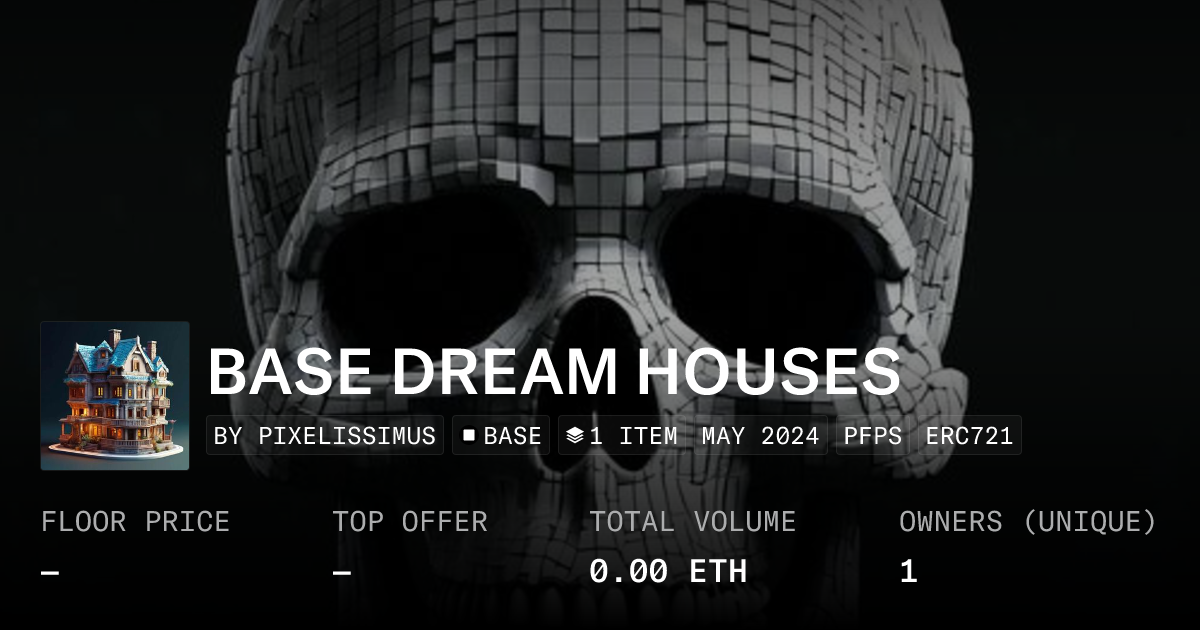 BASE DREAM HOUSES - Collection | OpenSea