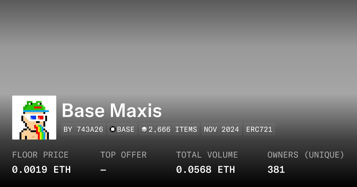 Base Maxis - Collection | OpenSea