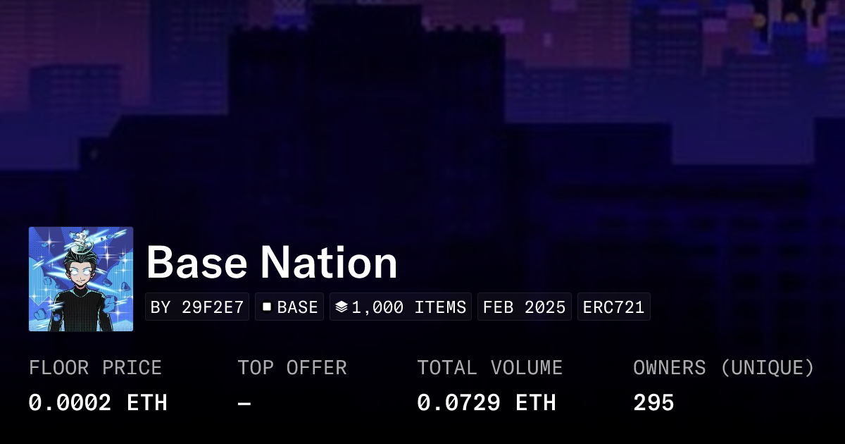 Base Nation - Collection | OpenSea