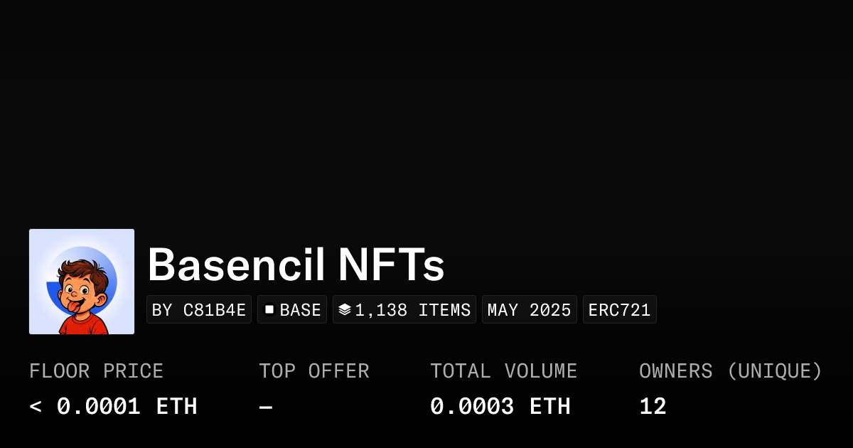 Basencil NFTs - Collection | OpenSea