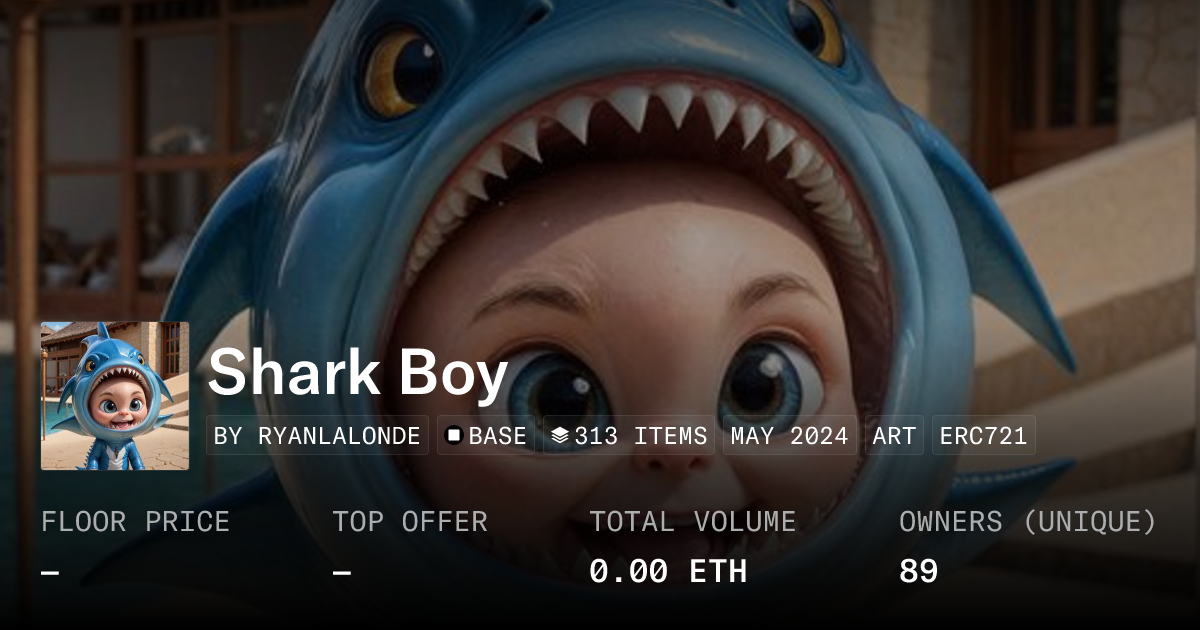 Shark Boy - Collection | OpenSea