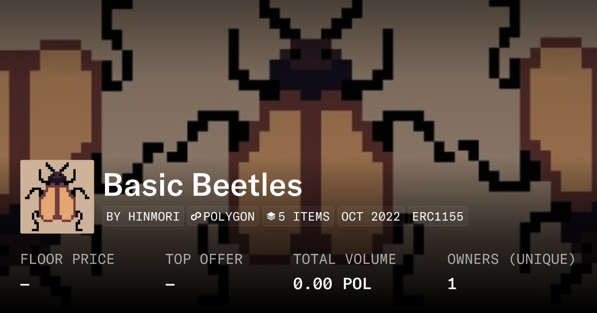 Basic Beetles - Collection | OpenSea