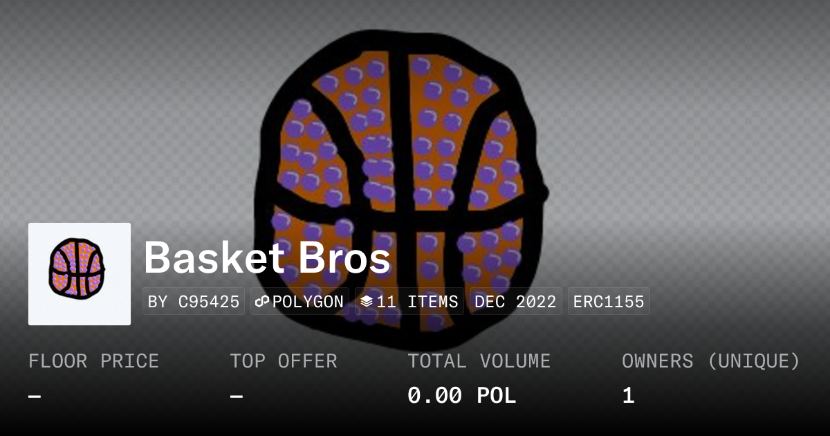 Basket Bros - Collection | OpenSea