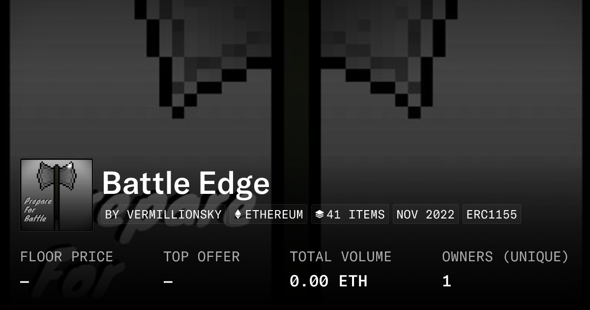 Battle Edge - Collection | OpenSea