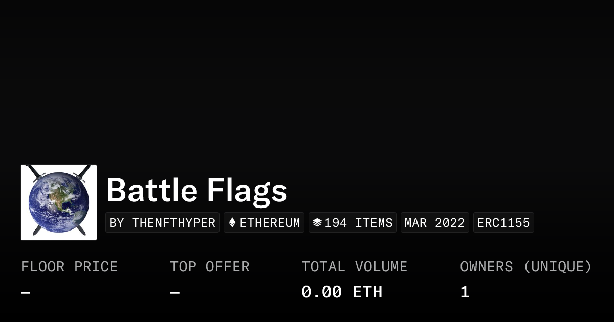 Battle Flags - Collection | OpenSea