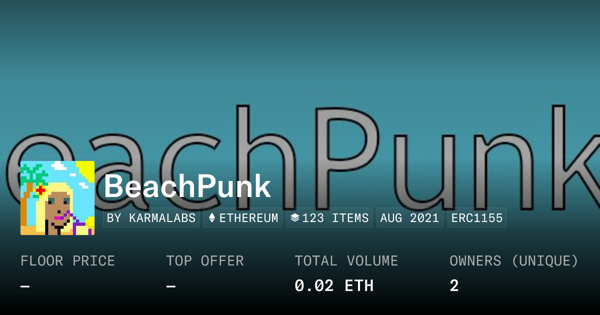 BeachPunk - Collection | OpenSea