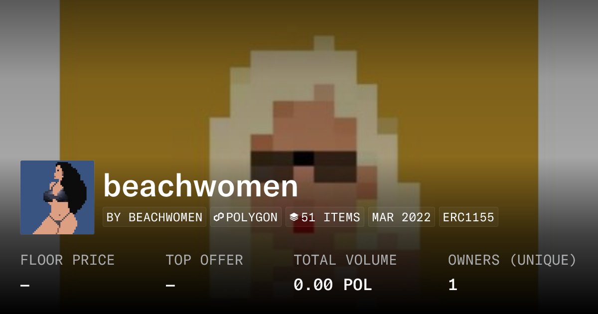 beachwomen - Collection | OpenSea